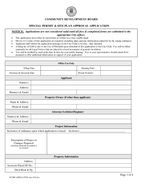 Fillable Online Special Inspection Permit Fax Email Print - pdfFiller
