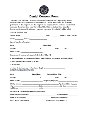 Fillable Online Tooth Be Told Pediatric DentistryDr. Lesley Milton Fax ...