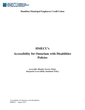 Fillable Online HMECU Accessible Member Service Policy Fax Email Print ...