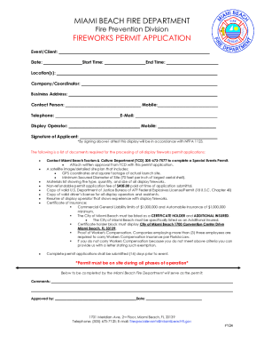 Fillable Online OFFICE of FIRE SAFETY - Application for an Open Burning ...