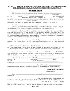 Fillable Online I unknowingly signed on a blank stamp paper. What ...