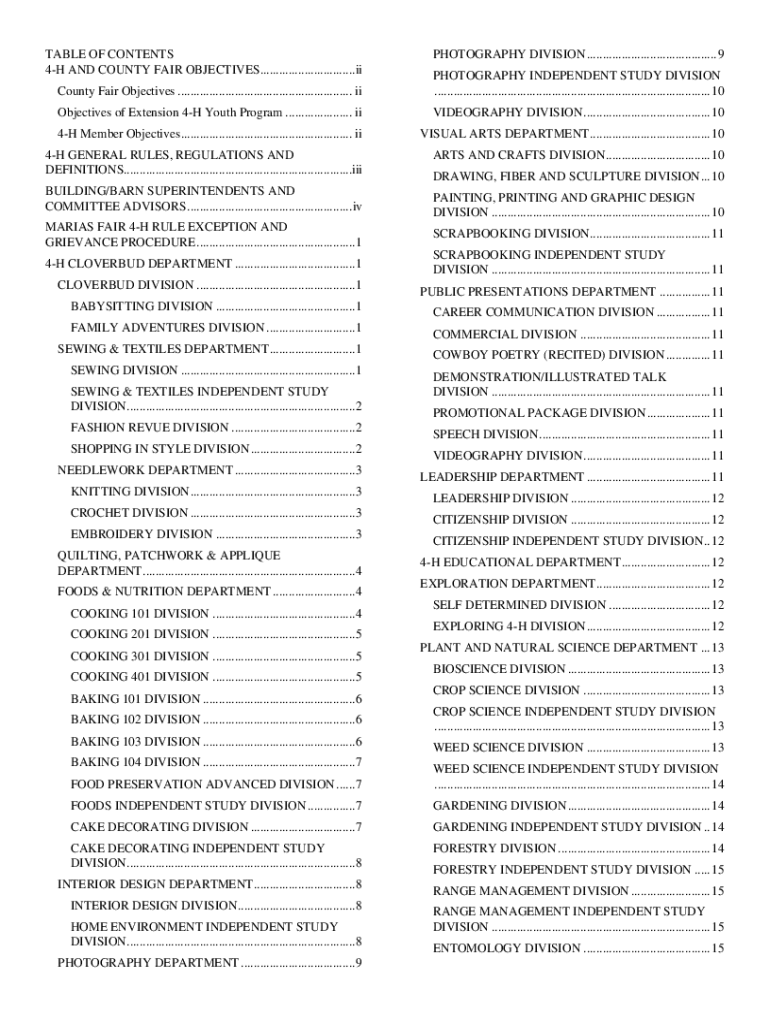 Fillable Online Judging Score Sheets4-H LibraryResources Fax Email Print - pdfFiller