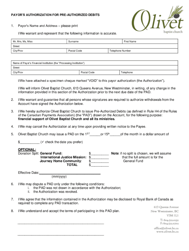 Fillable Online Pre-authorization Definition & Meaning Fax Email Print - pdfFiller