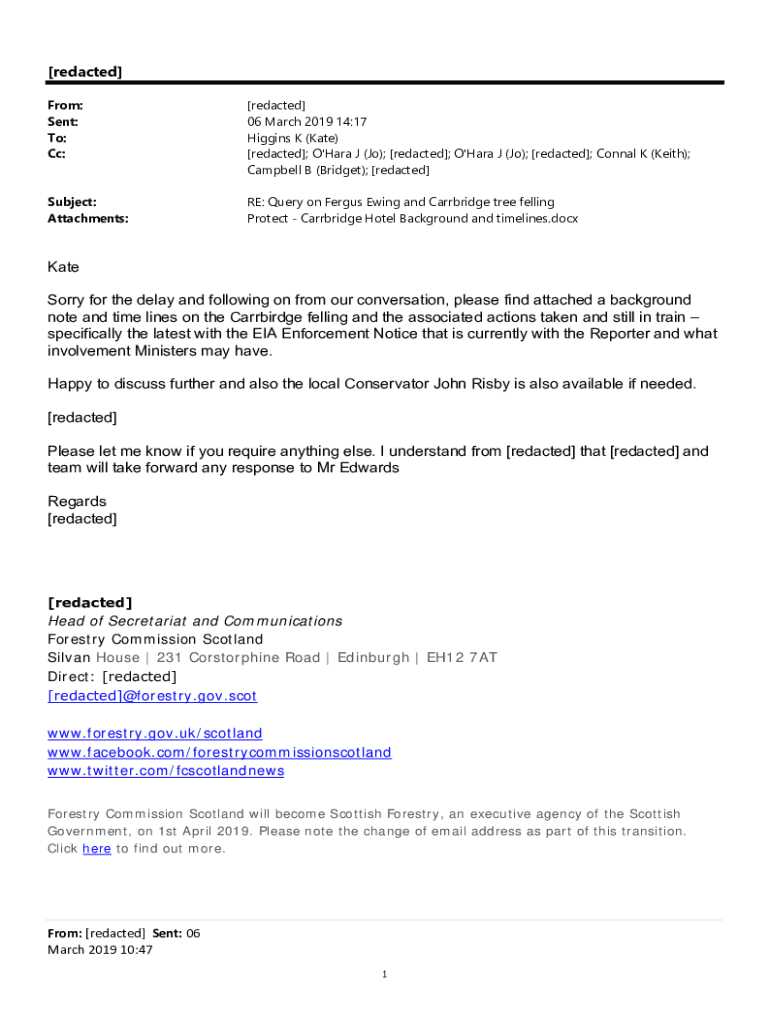 Fillable Online Higgins K (Kate) Fax Email Print - pdfFiller