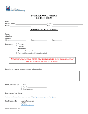 Fillable Online City of Houston Certificate of Insurance Form HOU3 ...