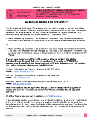 Fillable Online private and confidential - form f application and ...