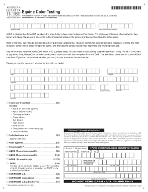 Fillable Online AQHA REGISTRATION NUMBER Fax Email Print - pdfFiller