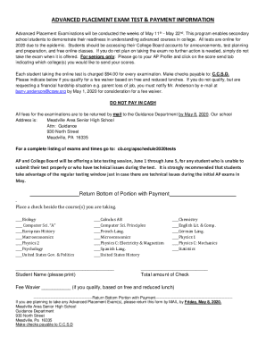 Fillable Online What Is An Advanced Placement Exam? Everything You ... Fax Email Print - pdfFiller