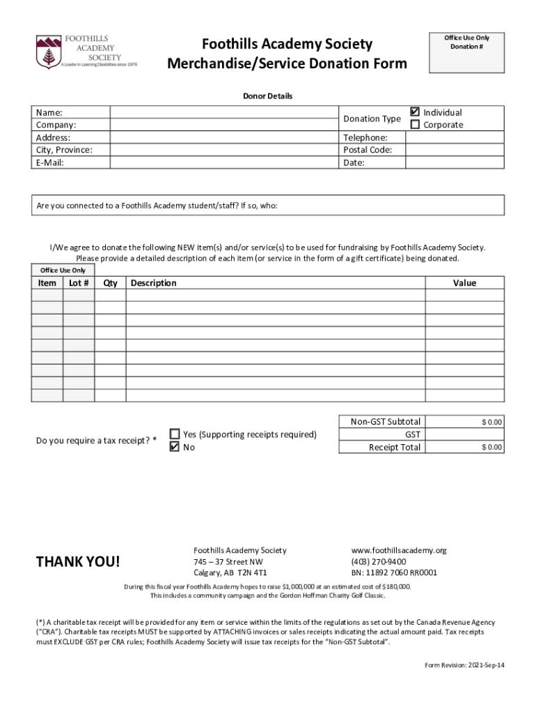 Fillable Online Tax Deductible Donations: Rules of Giving to Charity ...