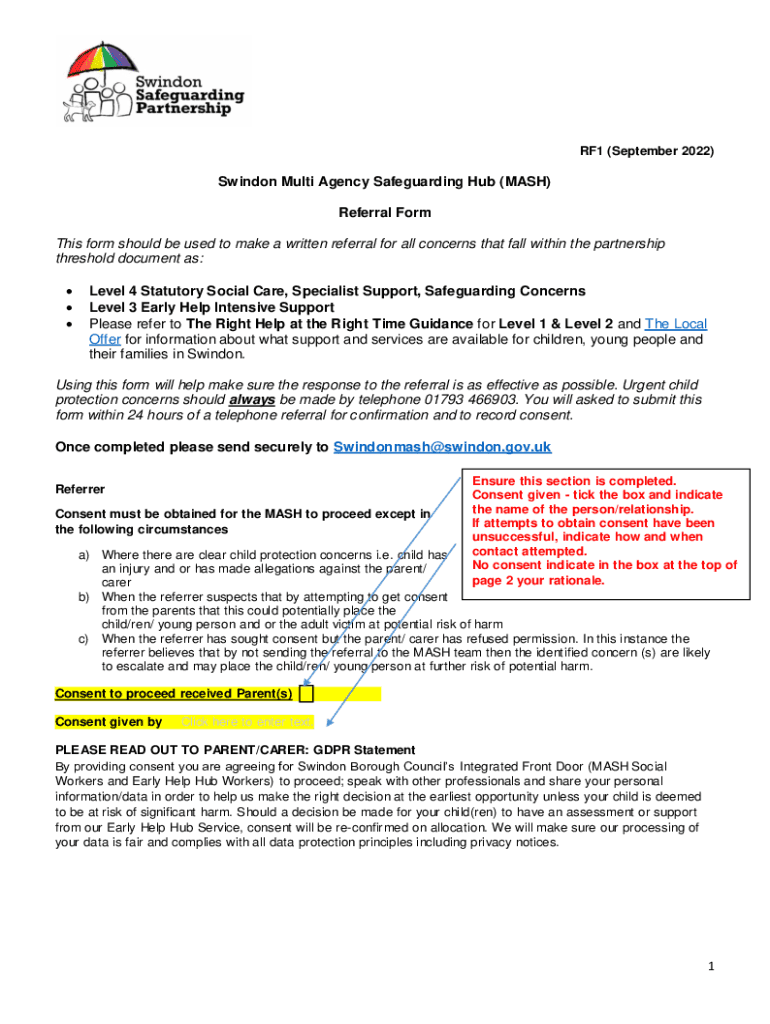 Fillable Online SSP practice brief - Making a good referral form Fax ...