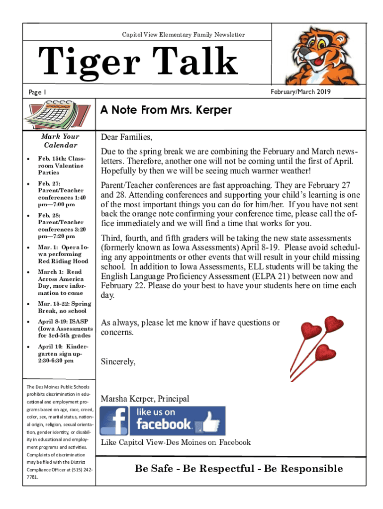 Fillable Online capitolview dmschools 12 photos: First day of school at ...