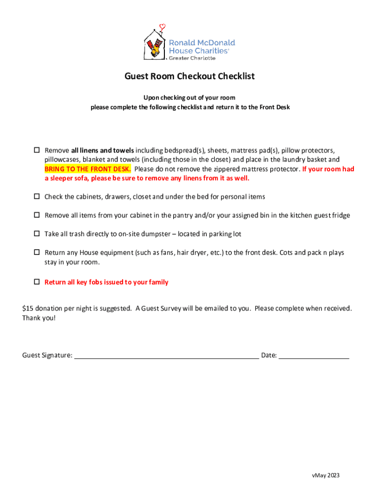 Fillable Online Everything You Need for the Ultimate Guest Room Fax ...