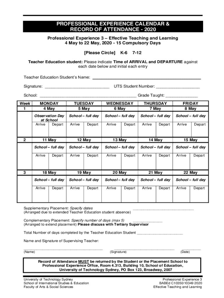 Fillable Online Professional Experience Certificate in Digital Media ...