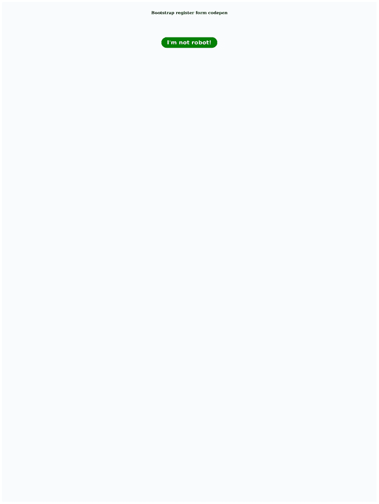 Fillable Online Bootstrap Register Form Codepen Bootstrap Register Form Codepen Login And