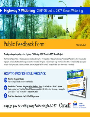 Fillable Online engage gov bc Highway 7 Construction Notice - City of Mission Fax Email Print ...
