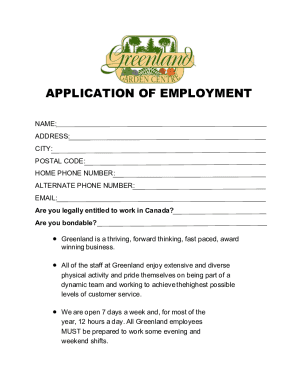 Fillable Online How to Become Bondable in Canada: Job Application Guide ...