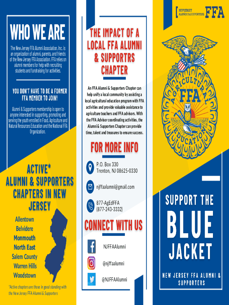 Fillable Online a study of the membership of the national ffa alumni ...