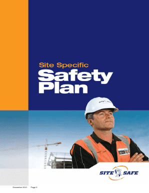 Online 1. Site Specific Safety Plan Checklist Doc Template | pdfFiller