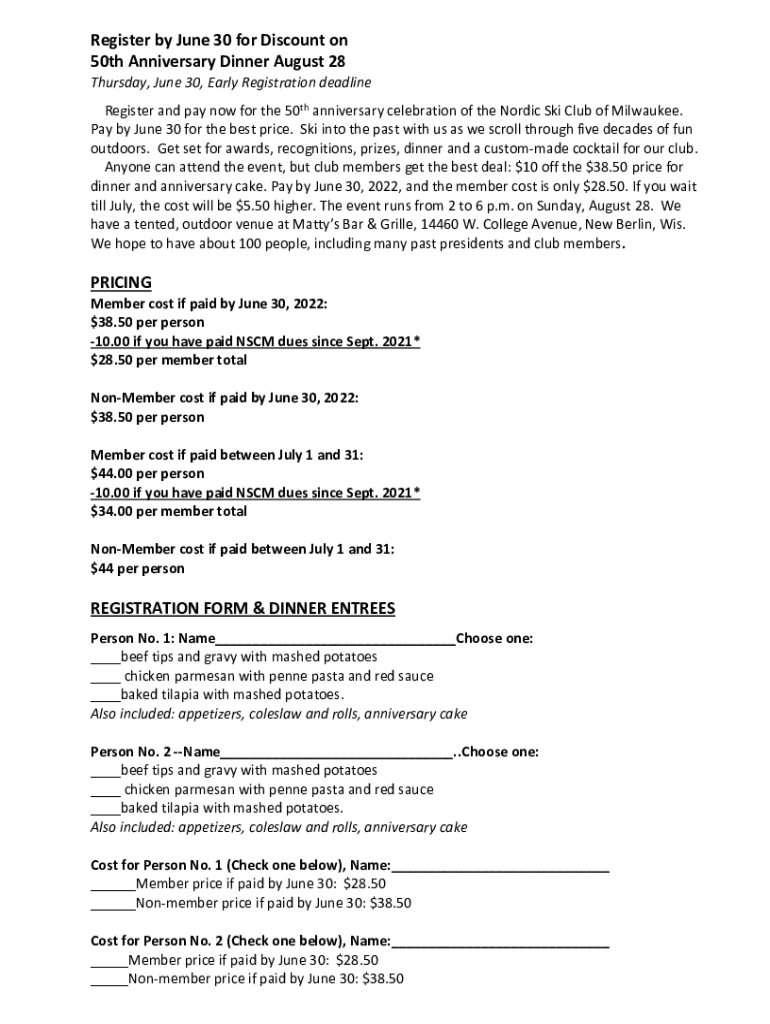 Fillable Online Interfaith of the Woodlands - 50th Anniversary Dinner Fax Email Print - pdfFiller