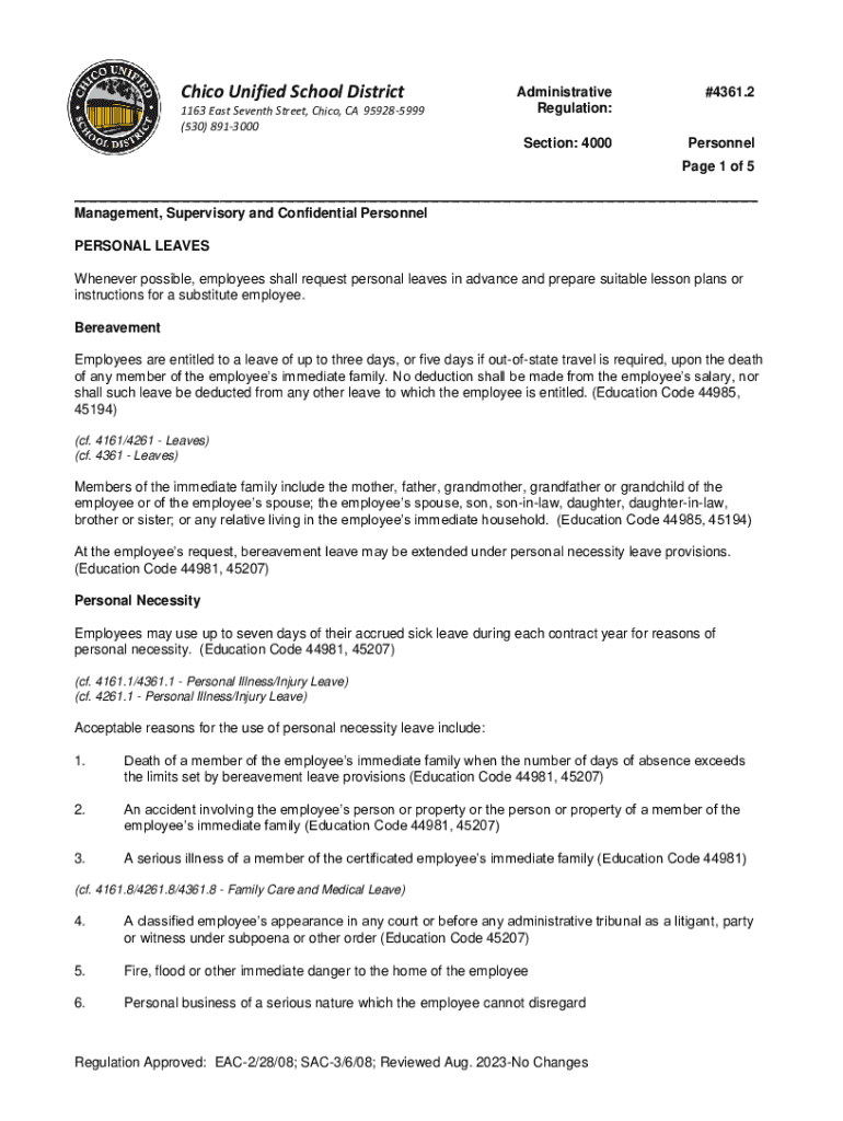 Fillable Online Chico Unified District Office Departments Fax Email ...