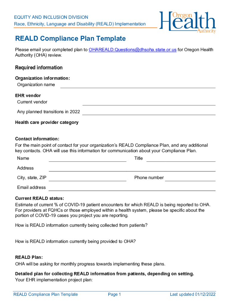 Fillable Online Race, Ethnicity, Language and Disability (REALD) Data ...