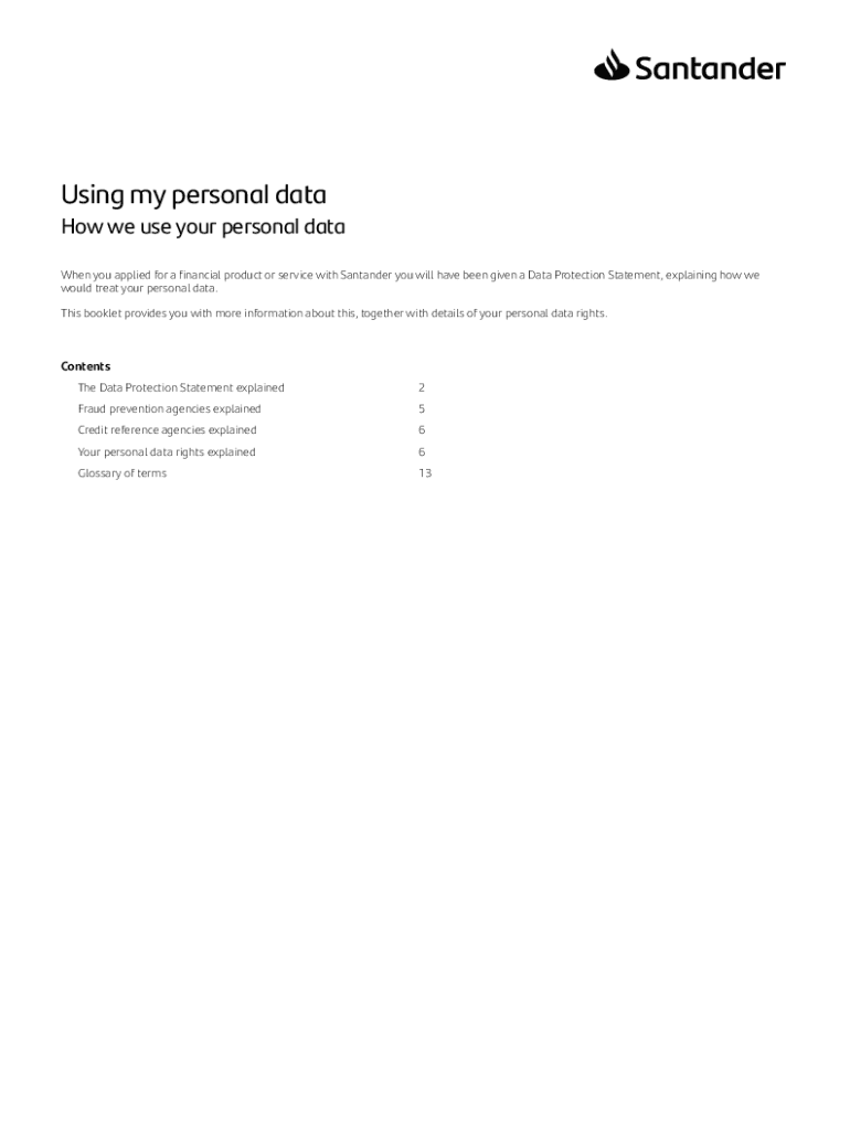 Fillable Online The types of personal data we collect and use Fax Email ...