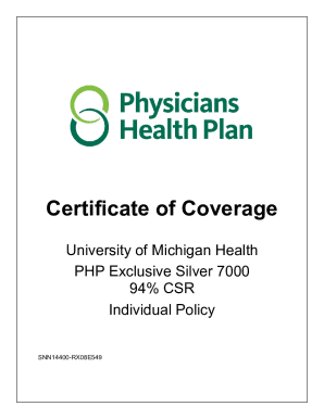 Fillable Online GradCare Certificate of Coverage Fax Email Print ...