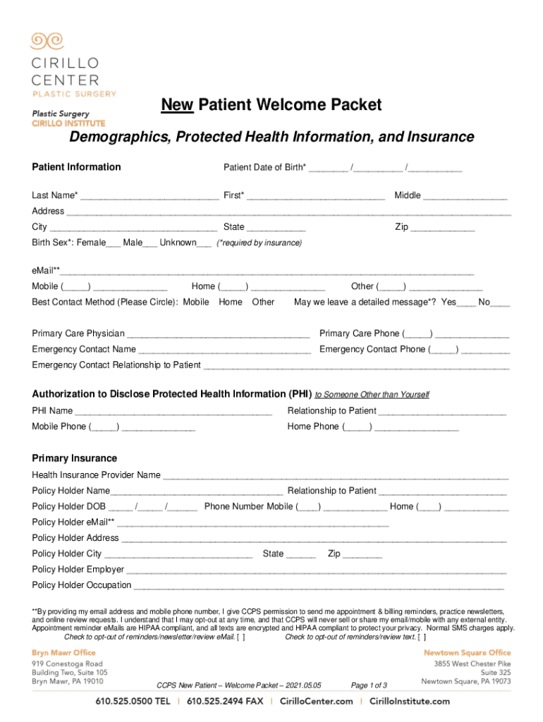Fillable Online Patient Date of Birth* / / Fax Email Print - pdfFiller