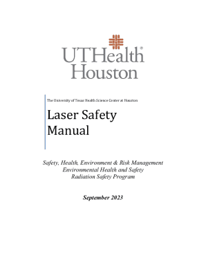 Fillable Online Manuals and Forms - Safety, Health, Environment, and ...