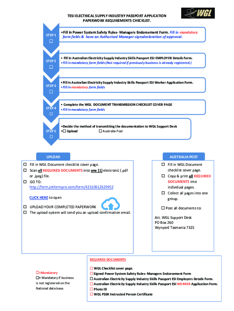 Fillable Online Login InformationV12.docx - WGL Enterprises Pty Ltd Fax ...