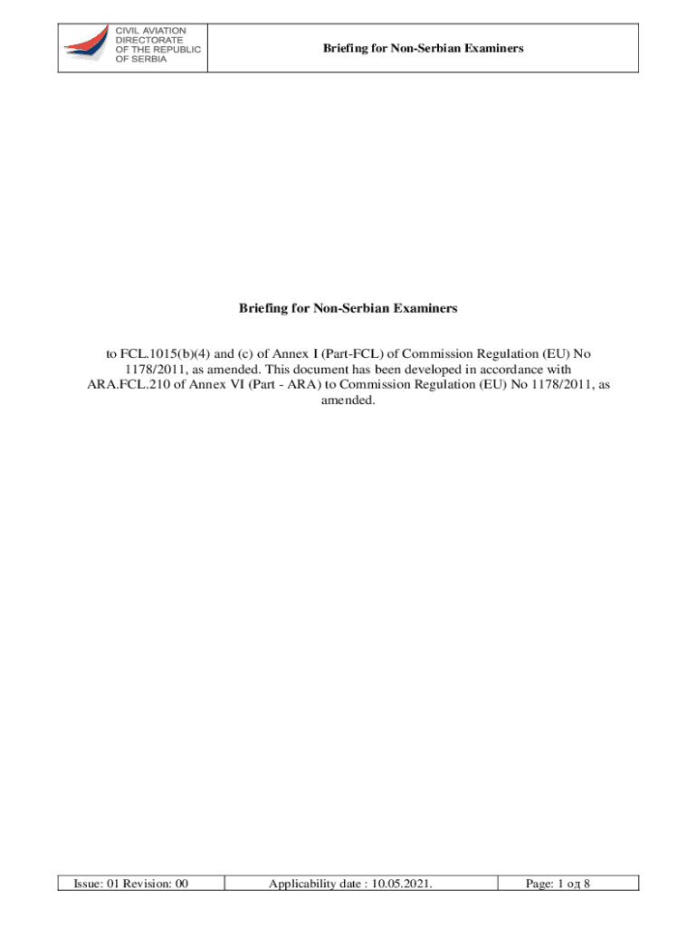 Fillable Online Easy Access Rules for Flight Crew Licencing (Part-FCL ...