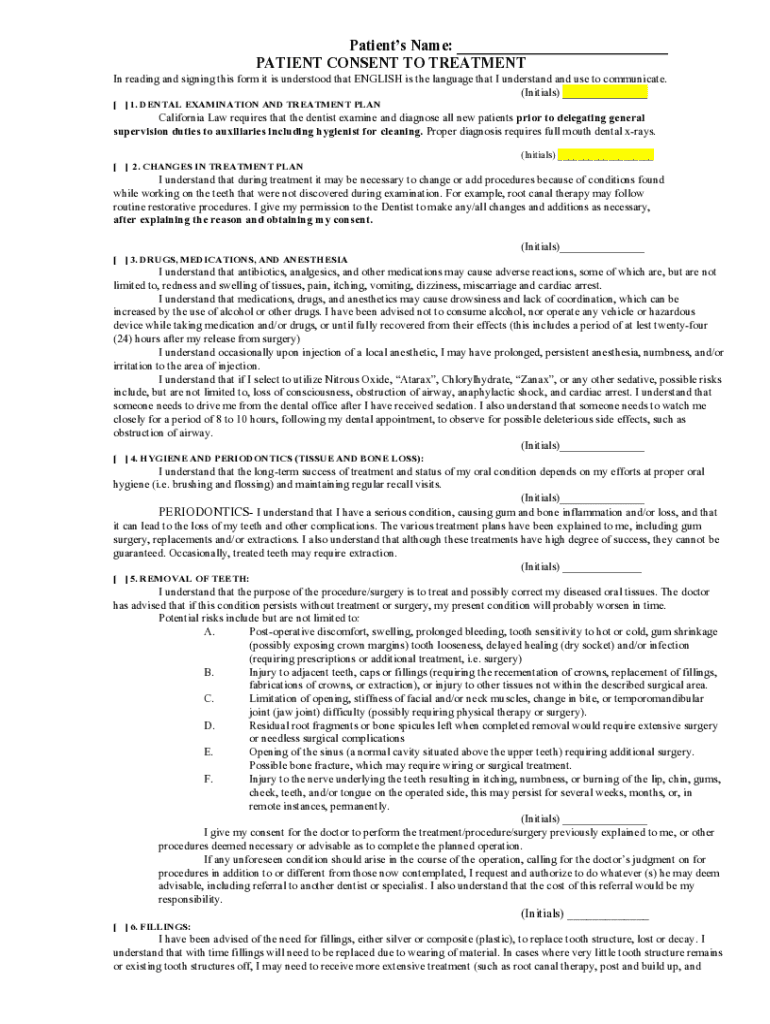 Fillable Online Shore Dental, HIPAA Compliance Patient Consent Form Fax ...