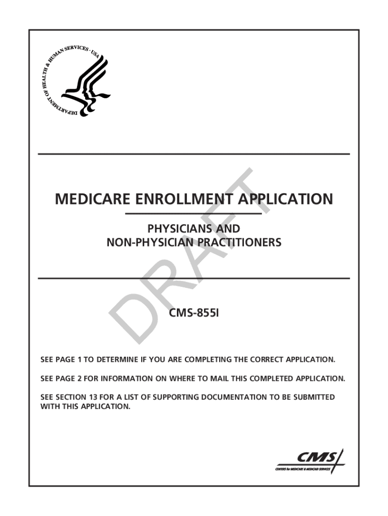 Fillable Online Form CMS 855I Medicare Enrollment Application For fillable-online-form-cms-855i-medicare-enrollment-application-for