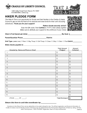 Fillable Online HAT Pledge Form Fax Email Print - pdfFiller
