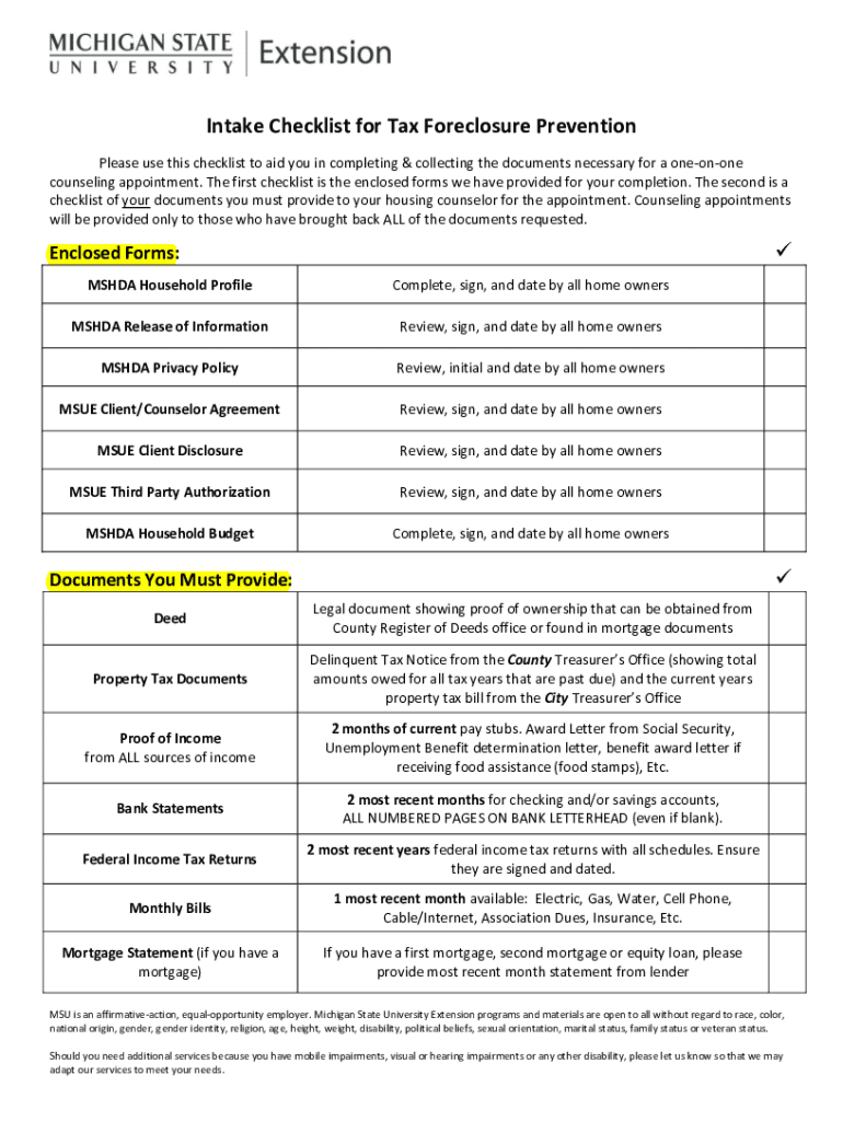 Fillable Online Foreclosure Prevention Intake form - Rev. 7-13-22.xlsx ...