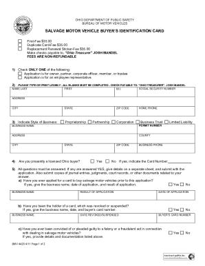 Fillable Online Bmv 4420 Form - Fill and Sign Printable Template Online ...