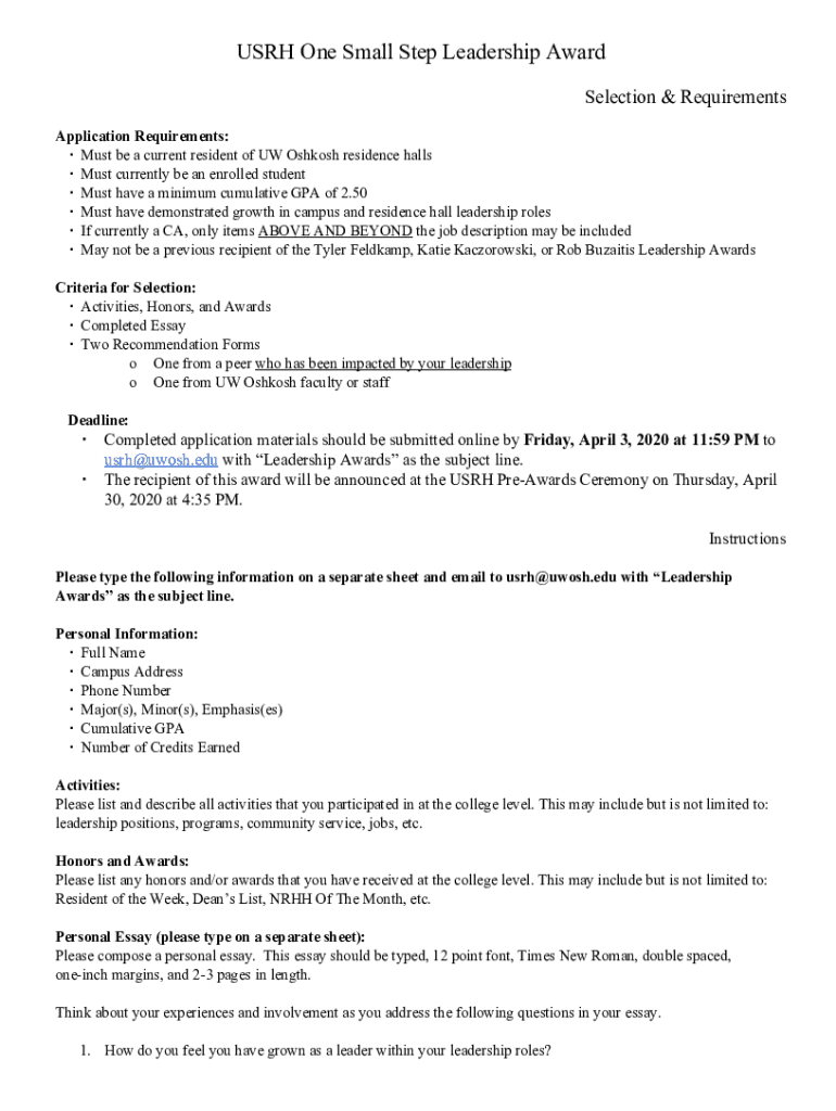 Fillable Online How Finalists and Winners Are Selected Fax Email Print - pdfFiller