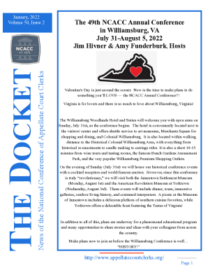 Fillable Online The 49th NCACC Annual Conference Fax Email Print ...