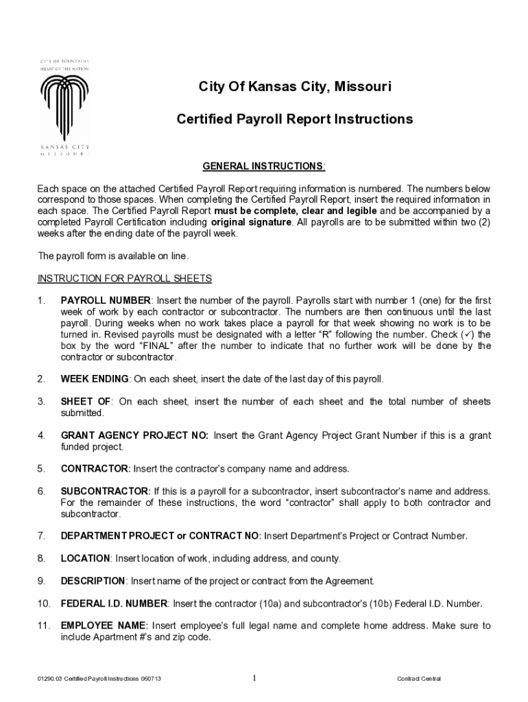 Fillable Online Certified Payroll: Fillable, Printable & Blank PDF Form ...