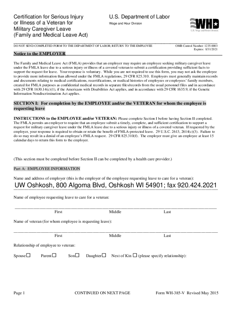 Fillable Online Serious-Injury-Illness-Military-Veteran-Caregiver ...