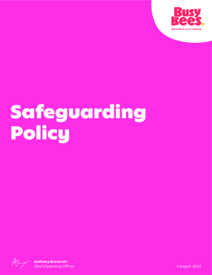 Fillable Online Introduction to Safeguarding Children (E-Learning) Fax ...