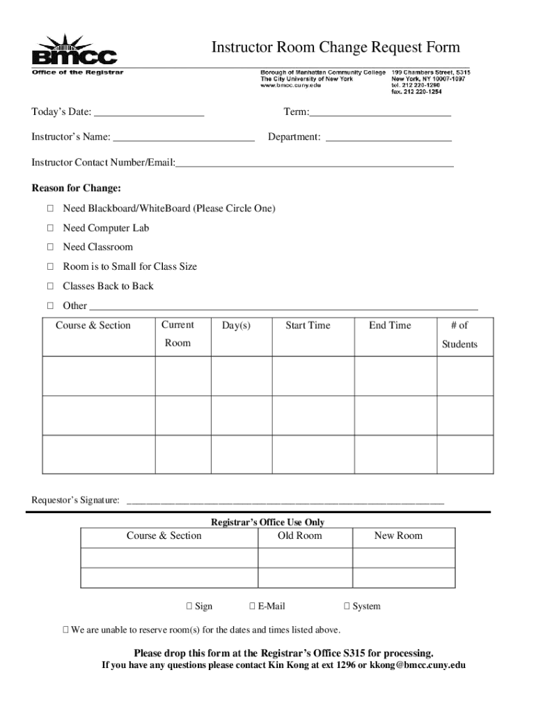 Fillable Online Instructor Use of Computer Classroom Facilities: IT ...