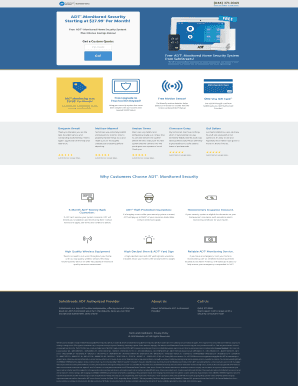 Fillable Online ADT -Monitored Security Starting at $27.99* Per Month ...