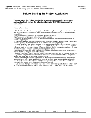 Fillable Online Application Resources for All CoC Program Project Types ...