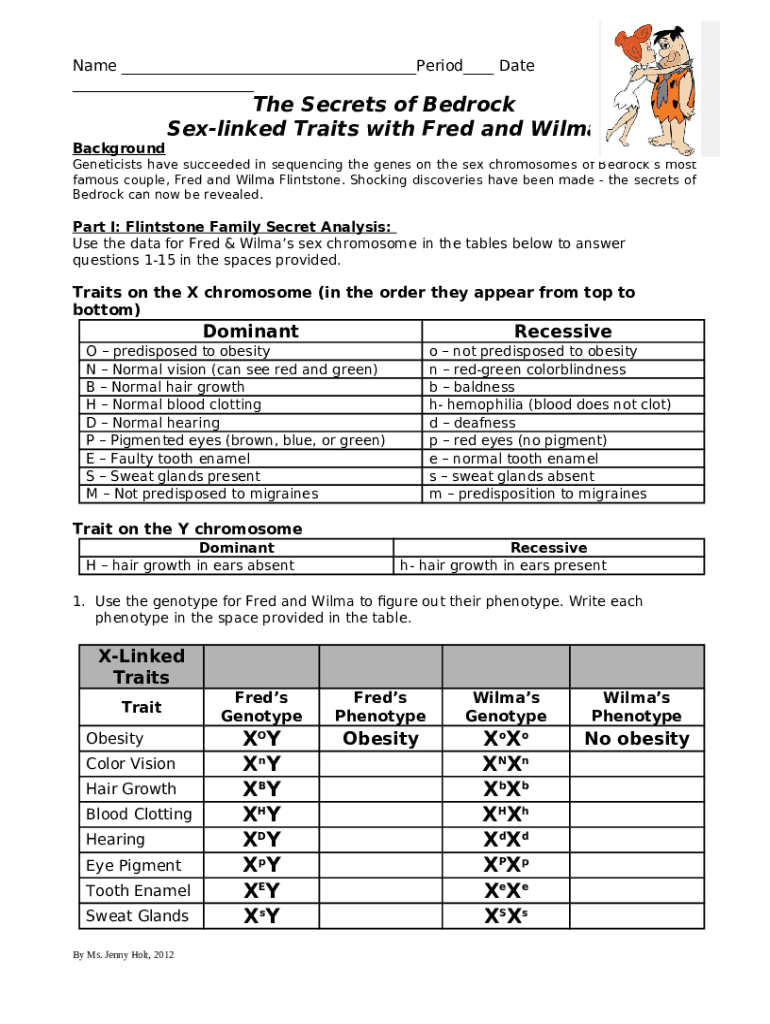 The Secrets of Bedrock: Unraveling the Genetic Traits ... Doc Template ...