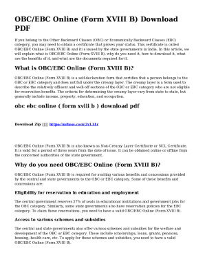 Fillable Online EBC Certificate in India - How to Apply, Avail Benefits ...