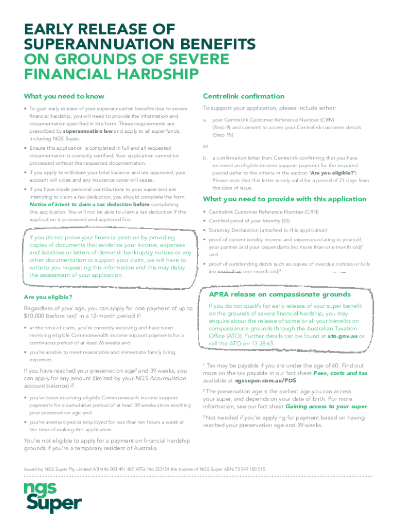 Fillable Online When you can access your super early Fax Email Print ...