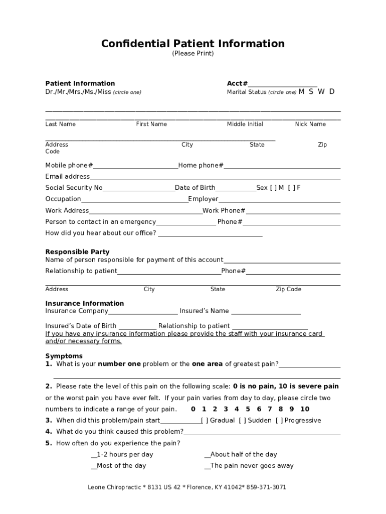 Patient Ination and Consent Confidentiality and ... Doc Template ...