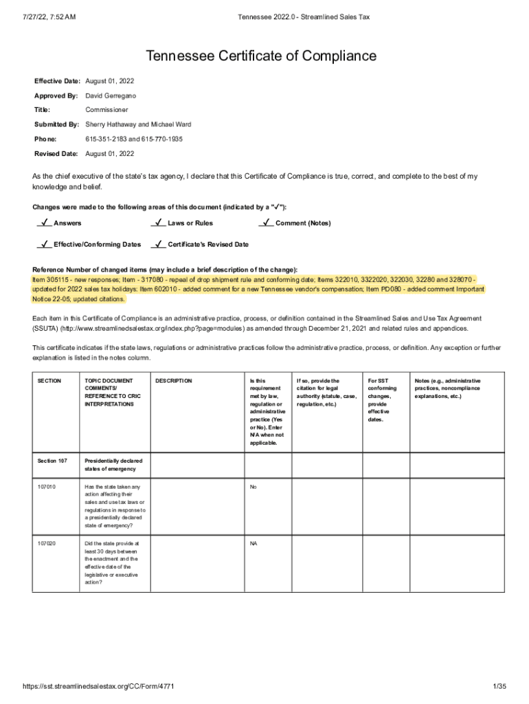 Fillable Online Certificate of Compliance Request to Publish Fax Email Print - pdfFiller