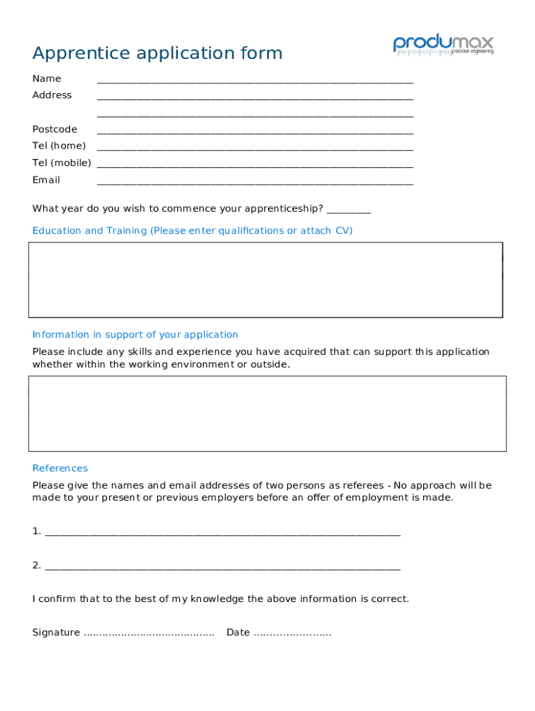 Application for Body Art Apprentice License Doc Template | pdfFiller